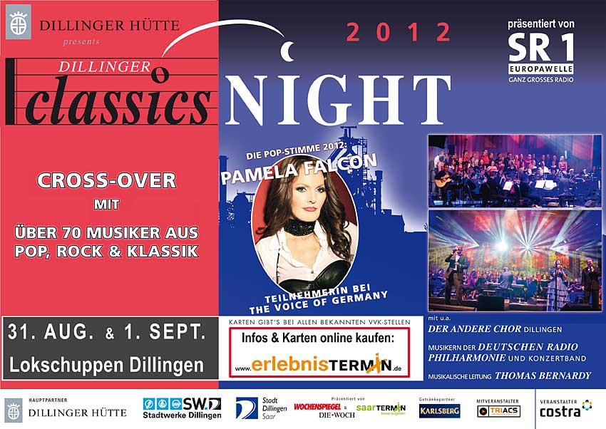 Pamela Falcon ist die Pop-Stimme der Dillinger classicsNight 2012 ...